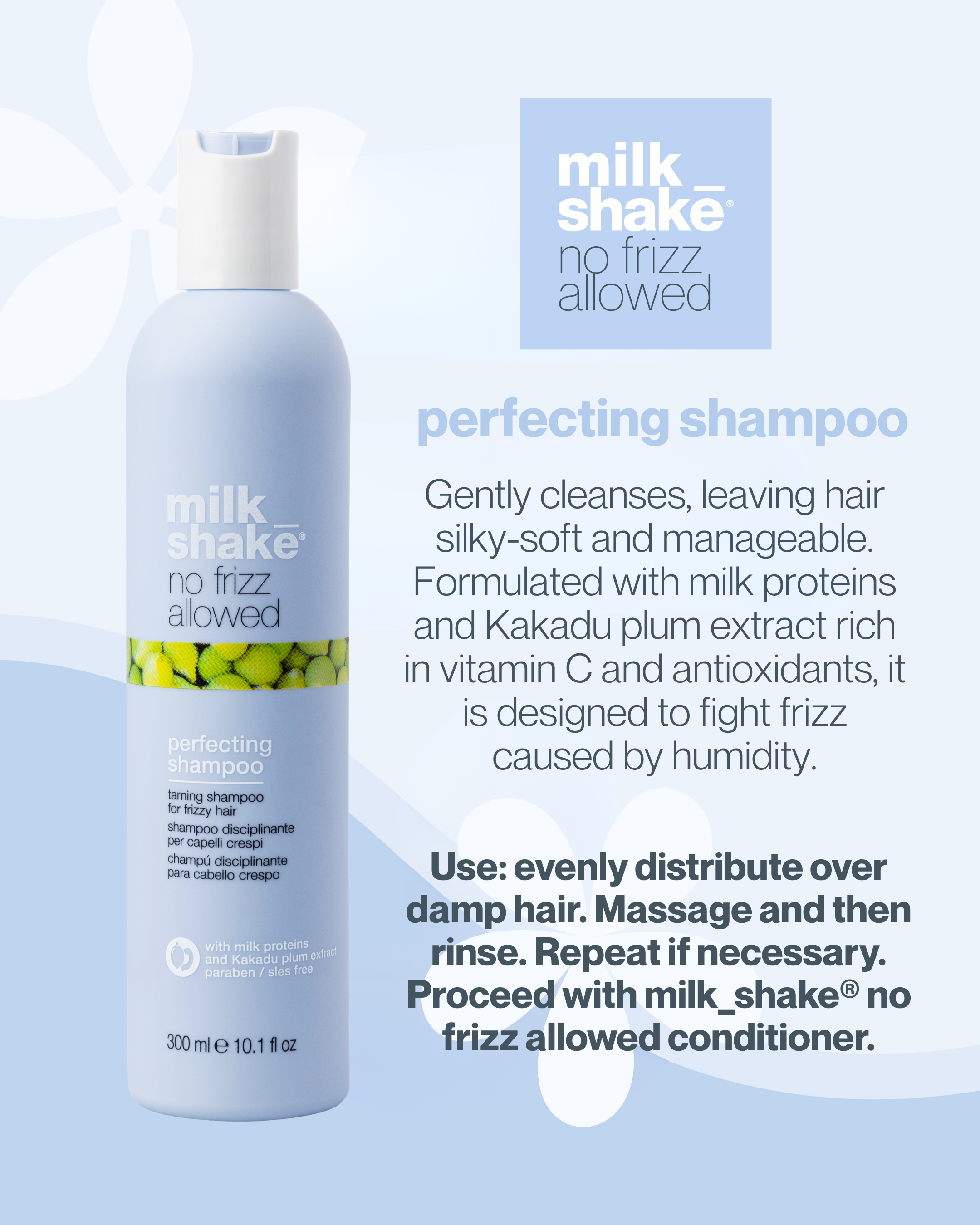 No Frizz Allowed Perfecting Shampoo – TG Salon Supplies